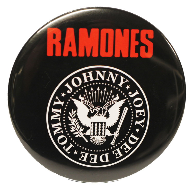 Ramones logo XL badge - mikefashion.se