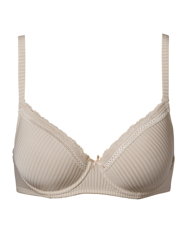 Trofé BH Laila 10232 vit - hud - svart - Näckrosen Underkläder